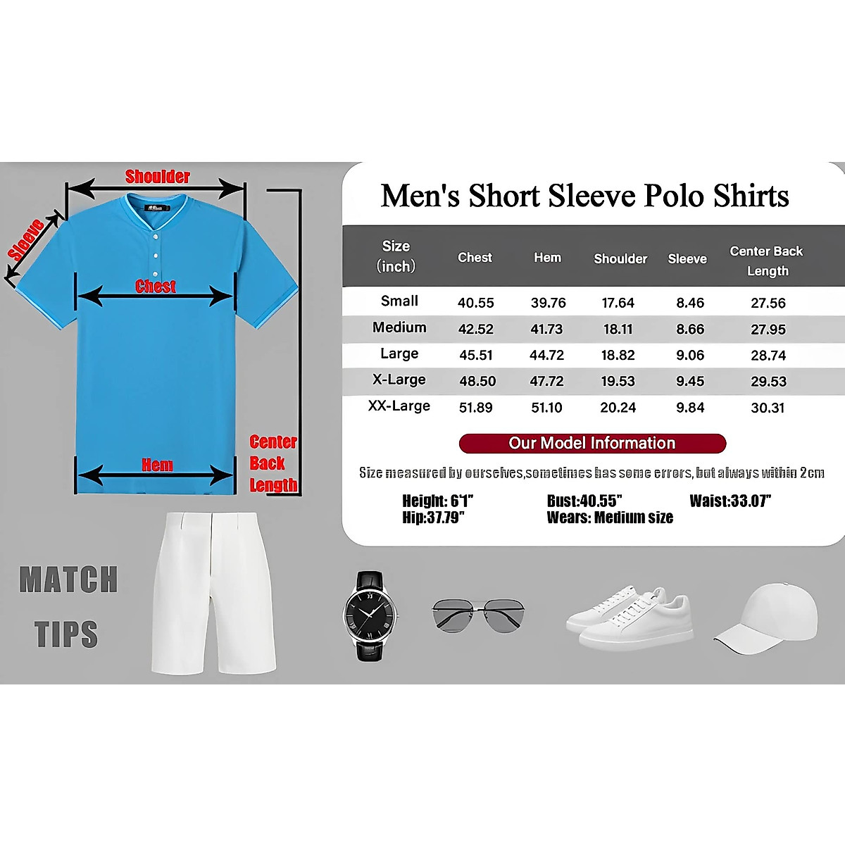 Men's Fashion Polo Shirts Classic Fit Polo Shirt Short-Sleeve Polo Office Polo Shirt 3-Button unique polo half sleeve slim fit form fitting Casual Stylish Clothes Cloths ropa de hombre de moda 2023