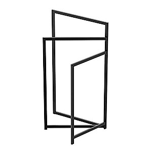 Gatco Freestanding Towel Holder, Matte Black