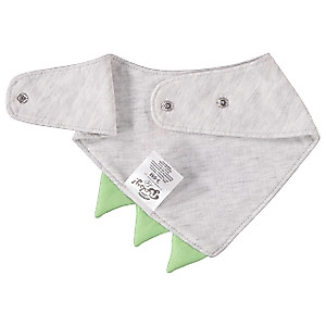 Jurassic World Welcome to the Universe Baby Baby Clothes 3-Piece Set with Baby Bodysuit, Pants, and Bib - Baby Outfits (6-9M), Blue/Grey/Green (AJWB114ST)