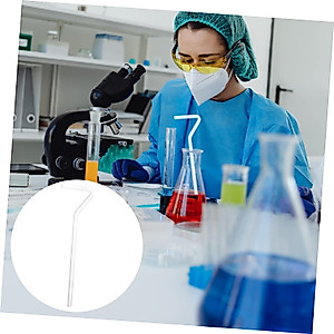 ULTECHNOVO Glass Cell Spreader, 4pcs Glass Coating Rod Glass Spreader Glass Diffuser Bars Professional Cell Spreaders Lab Glass Rod Tools Laboratory Spreader Cell Spreader