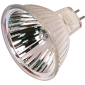 LEDVANCE 58310 Sylvania 50W Wide Flood Beam Reflector Lamp, GU5.3 Bi-Pin Base, 1 Pack Halogen MR16