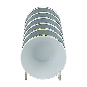 Reston Lloyd Fresh Lemons, 6pc Melamine Cereal/Soup Bowl Set, white, lemon, green, 2 cups