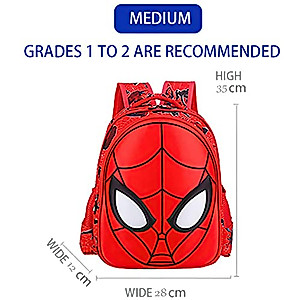 Ucqqerw Toddler Backpack Kids School Bag Large Capacity Lightweight Vacation Travel Bookbag Adjustable Shoulder Strap Daypack for Boys Girls L