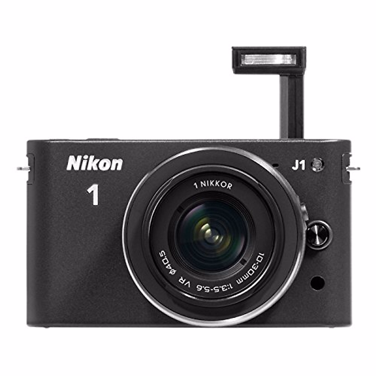 Nikon 1 J1 HD Digital Camera System with 10-30mm Lens (Black) (OLD MODEL)