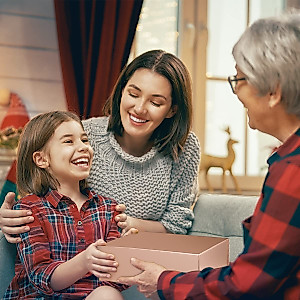 Gift Box 10" x 6" x 3" with Magnetic Closure Lid Gift Box for Presents,Bridesmaid Gifts Box,Cute Box,Birthday Gift box,Luxury for Gift Packaging, Magnetic Gift Box for Wrapping Gifts (Rose Gold)