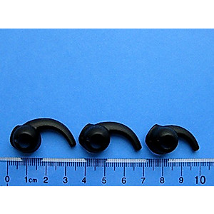 6pcs: 3 Pairs S/M/L (B) Left and Right Side Ear Stabilizers Helper Eartips Compatible with Jaybird Bluebuds X Earphones Headphones