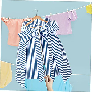 Zerodeko 3pcs Stitching Clothes Rail Ceiling Hook Outdoor Stuff Drying Rack Clothing Outdoor Retractable Closet Pole Clothes Drying Rack Utility Hooks Multi-Purpose Clothes Rods Alloy Tool