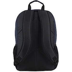 FUEL Travel Commuter Laptop Daypack Large Bag Backpack, Fits 17.5" Laptop, Interior Tech Sleeve, Navy w/Neon Green