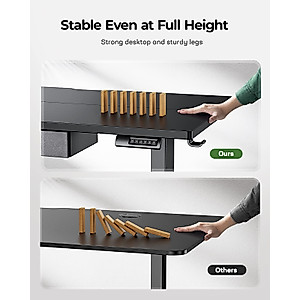 Marsail TZESD12B home-office-desks, 48 x 24 Inch, Black