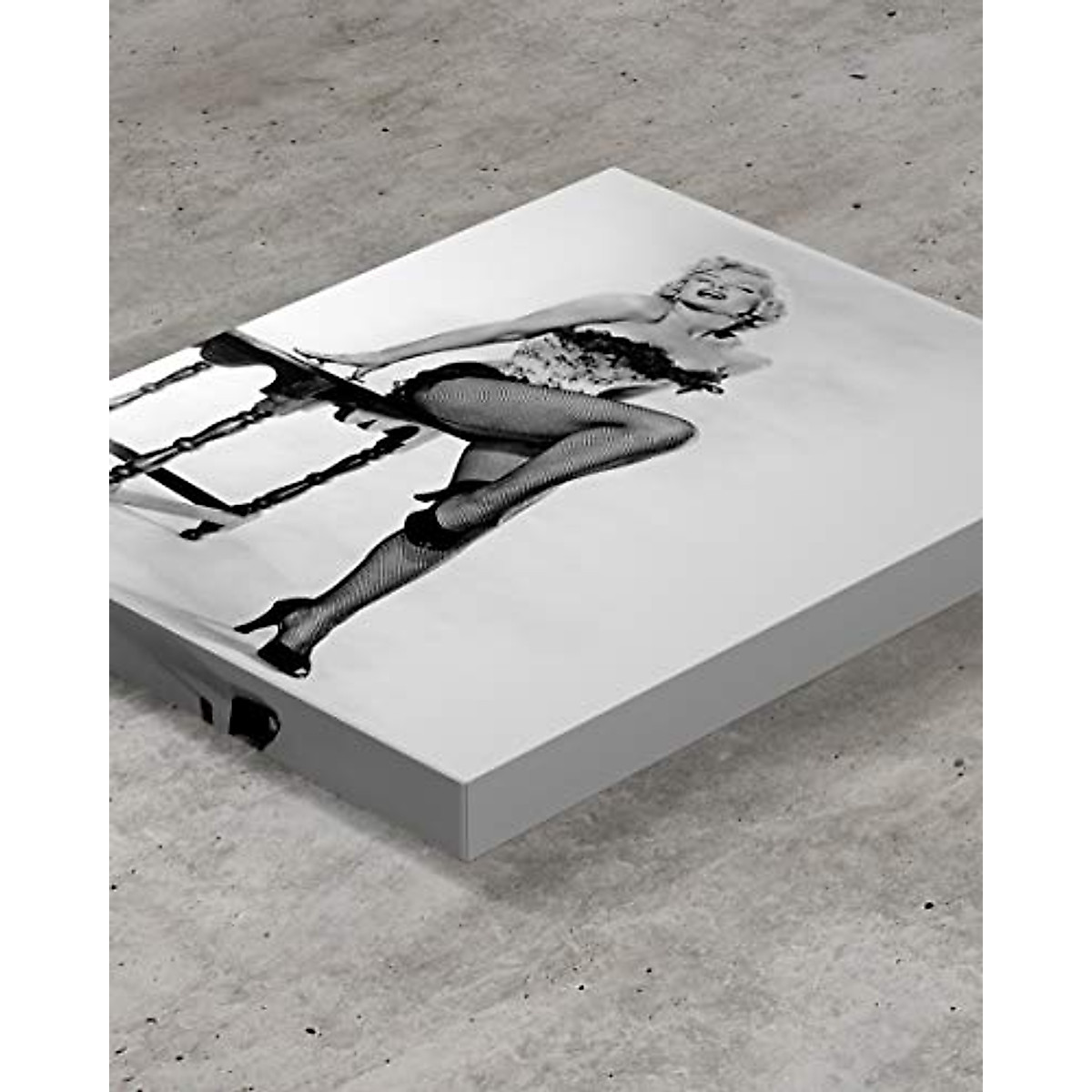 Marilyn Monroe Canvas Marilyn Monroe Bombshell Print Ready to Hang Canvas Beautiful Wall Decor 8" x 12"