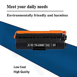 SAOUOT 1 Pack TN436BK TN-436BK TN436 TN-436 Black Super High Yield Toner Cartridge Replacement for Brother MFC-L8690CDW L8900CDW L8610CDW HL-L9310CDWT L9310CDWTT DCP-L8410CDW Printer.