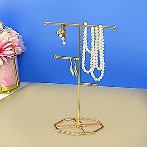 UGPLM Jewelry Organizer Hanger Home Decoration Ornament Durable Necklace Holder Earring Display Stand for Bracelet Closet Ear Hook Vanity Table