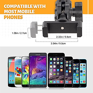 Maiker Dashboard Phone Holder Mount, Anti-Shake Stabilizer Custom Adjustable Cell Phone Holder for Ford Bronco Accessories 2021 2022