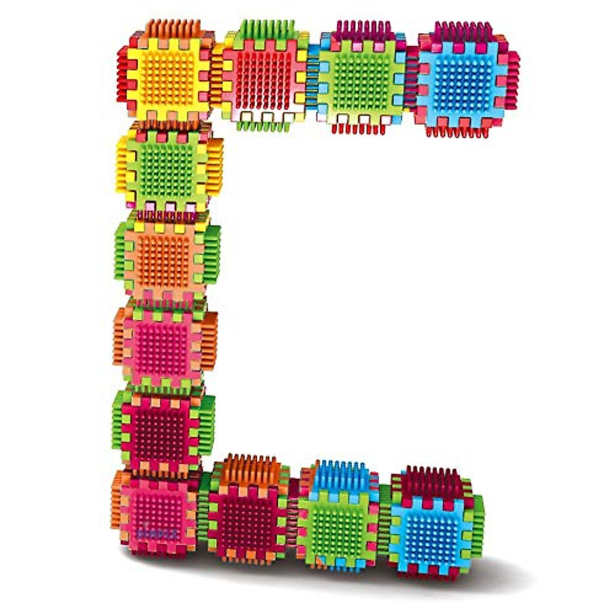 Dimple 360-Piece Set Large Stacking Blocks and Interconnecting Building Set, Makes 60 Blocks, for Boys & Girls, Educational Fun, Great Toy for Child Development for Kids and Toddlers