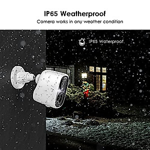 GMK [2023 Upgraded Version] Security Cameras Wireless Outdoor 1080P Battery Powered WiFi Cameras Color Night Vision 2-Way Audio AI Motion Detection for Home Security with Cloud/SD IP65 Weatherproof