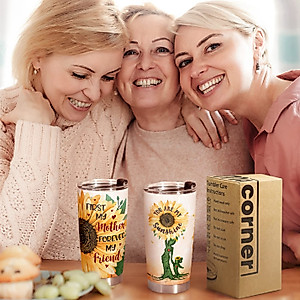 Macorner Mothers Day Gifts - Birthday Gifts for Mom & Mothers Day Gifts From Daughter Son - Mom Gifts From Kids Mother's Day Gifts For Mom - Stainless Steel Tumbler 20oz - Mom Gifts For Mother Day