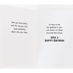 Greeting Card You're More Than A Good Grandson - You're A Good Man - Happy Birthday