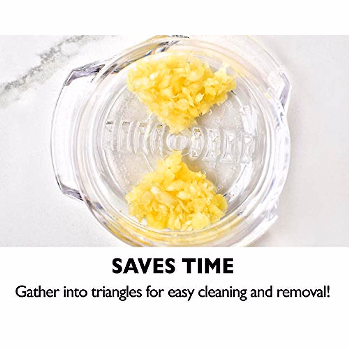 Nextrend Garlic Twister 4th Gen - Ginger, Herb, Nuts, Garlic - Handheld Kitchen Mincer, Easy to Clean! (Clear)