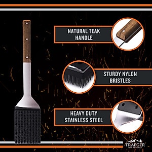 Traeger Pellet Grills BAC537 BBQ Cleaning Brush Accessory