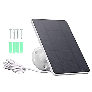Solar Panel, Solar Panel Charger ABS Monocrystalline Silicon 10W Wide Compatibility Easy Installation for Fan
