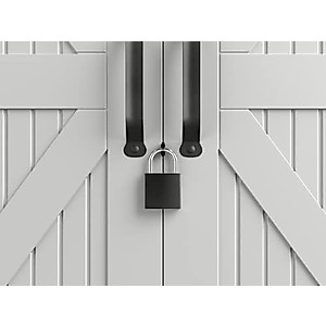 Rubbermaid Resin Weather Resistant Outdoor Storage Shed, 7 x 7 ft., Simple Gray/Onyx, for Garden/Backyard/Home/Pool