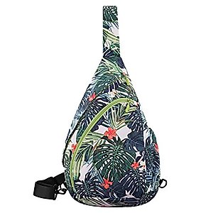 HUA ANGEL Crossbody Sling Bag for Men & Women-Fashion Chest Shoulder Daypack Casual Backpack for Travel Hiking Gym