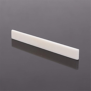 Miwayer 6 String Classical Guitar Bone Bridge Saddle and Nut Made of Real Bone (Classical Bridges 1 pair)