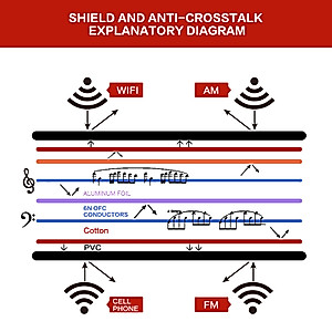 gotor BNC to XLR Female Cable XLR to BNC Cable BNC Female to XLR 6N OFC Silver Plated BNC to XLR Cable 4.95Feet (XLR Female)