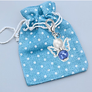 MKISHINE To My Daughter Card On Your Wedding Day Wedding Memorial, Memorial Gift,To my daughter on your wedding day, angel mom to bride gift, mom to bride gift, BLUE