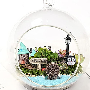 BEZALEL Mini Fairy Garden Accessories Outdoor - Miniature Fairy Garden Supplies Miniature Garden Accessories with Fairy Garden Animals, Houses, Decor for Garden Patio Micro Landscape Yard Bonsai