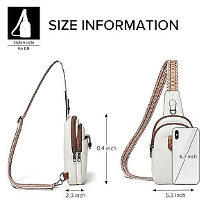 Small Sling Bag for Women Crossbody Purse, Crossbody Bags for Women Trendy, Fanny Pack Crossbody Chest Bag for Men