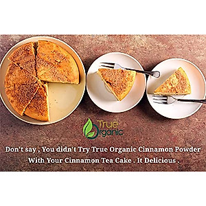 True Organic Ceylon Cinnamon Powder, 1 lb, Premium Grade Ceylon Cinnamon, Gluten Free Cinnamon Powder, Organic Cinnamon powder USDA & Kosher Certified, Non-GMO.
