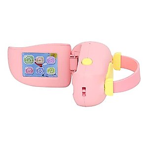 Jeanoko Mini Children Camera, Kids Digital Camera Timed Photo Multifunctional 2in TFT Display Screen Easy to Operate with 400Mah Battery for Child Education(Pink)