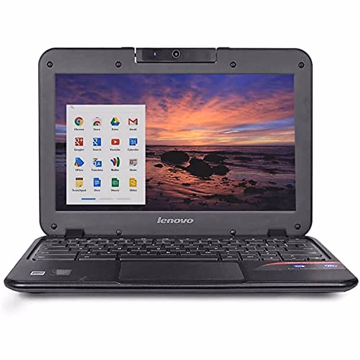 Lenovo N21 11.6" Chromebook Laptop, Intel N2840 2.16GHz Dual-Core, 16GB Solid State Drive, 802.11ac, ChromeOS