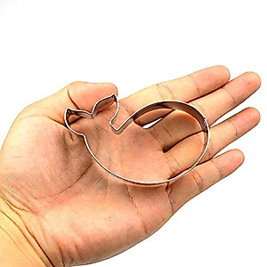 WOTOY Whale Biscuit Cookie Cutter - Stainless Steel