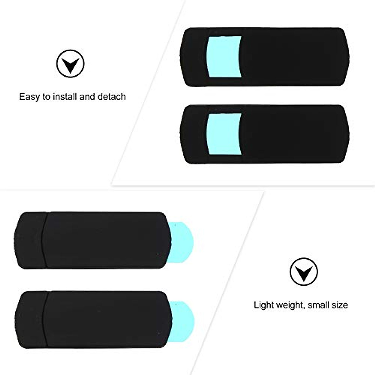UKCOCO Phone Camera Cover Laptop Camera Covers Webcam Cover- Laptop Laptop Camera Cover Slide Computer Camera Cover Slide Webcam Covers Camera Slide Covers Phone Camera Cover Laptop Tablet