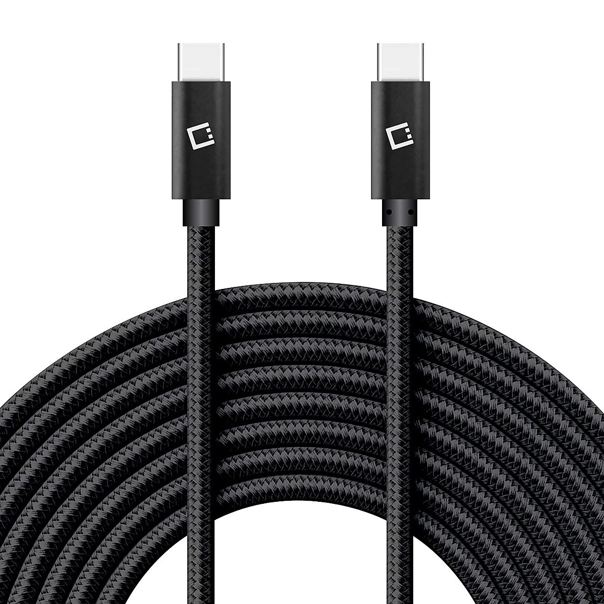 Dual USB-C/PD 60W Fast Charging Cord Compatible with Oppo Reno2 Plus 5Gbps Data Transfer for Power Delivery Hi Capacity Charging (Black)