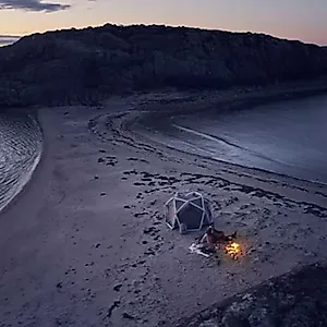 Bang & Olufsen Beosound Explore - Wireless Portable Outdoor Bluetooth speaker, IP 67 Dustproof and Waterproof, Navy