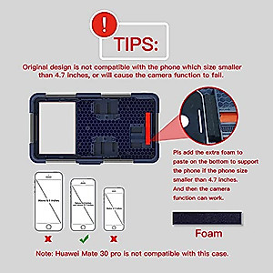 Waterproof Underwater Snorkeling Diving Phone Case for iPhone 11/12/13/14 Pro Max Mini Xr/X/Xs and Samsung Galaxy Note10/9/8/S10/9/8 Ultra Plus Professional [15m/50ft] Photo Video Cover (SG Black)