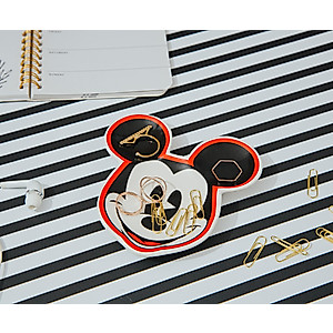 Disney Mickey Mouse Sculpted Ceramic Spoon Rest Holder | Kitchen Organizer For Utensils To Keep Countertop Clean