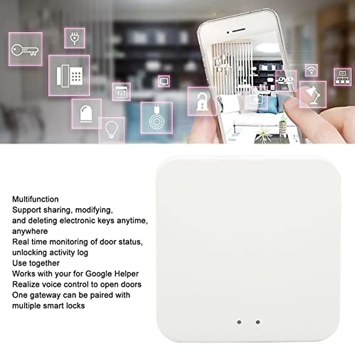 Smart Lock, WiFi Stable Performance Realtime Monitoring for Home