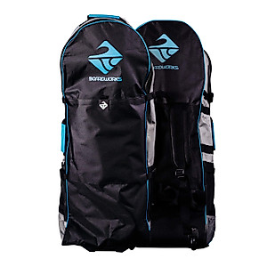 Boardworks SHUBU Kaken All-Water/Surf Inflatable Stand-Up Paddle Board (iSUP) | SUP Package Includes Pump, Three Piece Paddle and Roller Bag | 10’