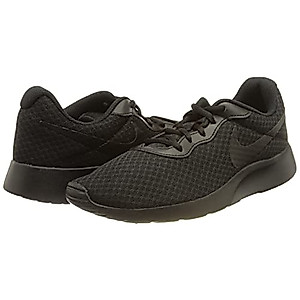 Nike Womens Tanjun Black/Black-Barely Volt 9