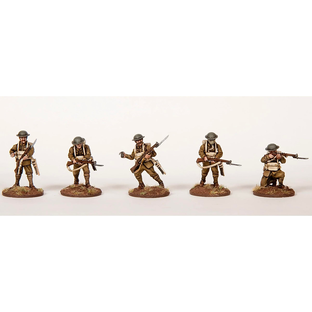 The Great War - British Infantry 1916-18 (30 Figures) Multi-Part Hard Plastic 28MM Figures
