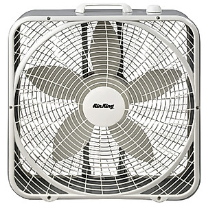 Air King 9723 20-Inch 3-Speed Box Fan , White