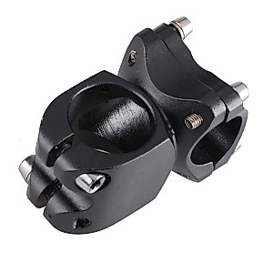 Azarxis 25.4mm 31.8mm Stem 38mm 60mm Lightweight Bike Short Handlebar Stem Riser MTB Stem for Most Bicycle, Mountain Bike, Road Bike, BMX, MTB, Fixie Gear, Cycling (Black - 25.4 x 60mm)