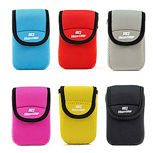 MegaGear MG1859 Ultra Light Neoprene Camera Case Compatible with Canon PowerShot SX620 HS, ELPH 180, ELPH 190 is, ELPH 360 HS, Elph 200 is, SX610 HS - Yellow