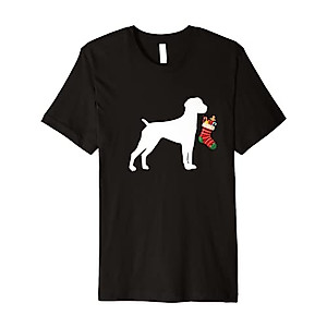 German Shorthaired Pointer Christmas Stocking Stuffer Dog Premium T-Shirt