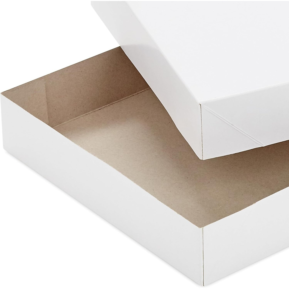 All Day Gifts 10 Pack White Gift Wrap Boxes with Lids - Assorted Multi-pack