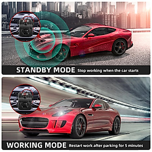 Ultrasonic Rodent Repellent Under Hood Animal Repeller Rat Deterrent for Car Engines with LED Strobe Lights, Car Truck RV Rodent Defense Vehicle Protection (2)